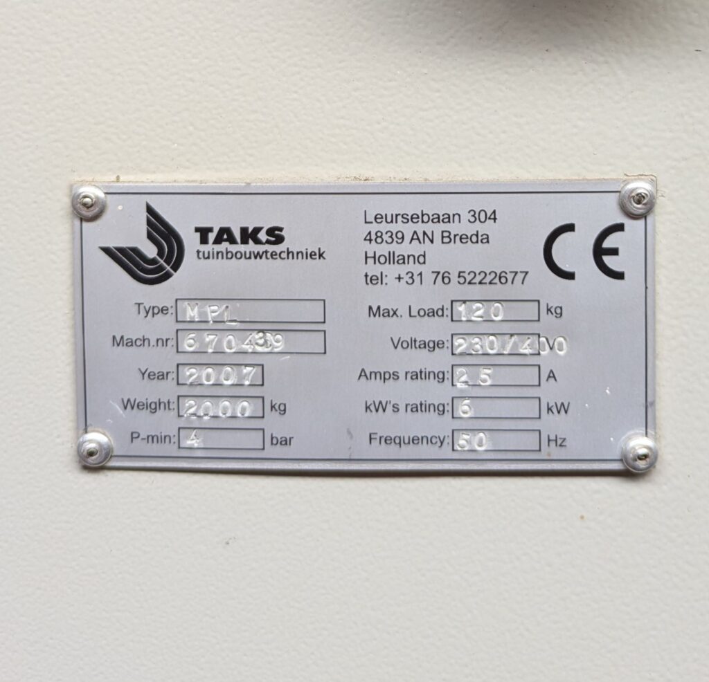 Tax Palletizer - HOMVM